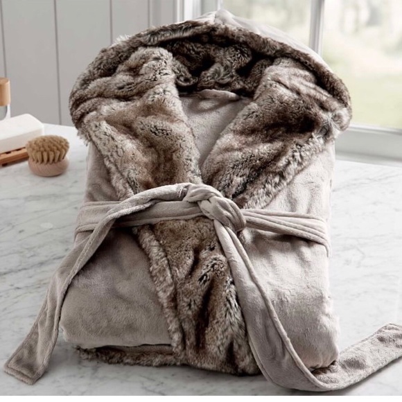 Pottery Barn | Intimates & Sleepwear | Pottery Barn Gray Ombr Tipped ...